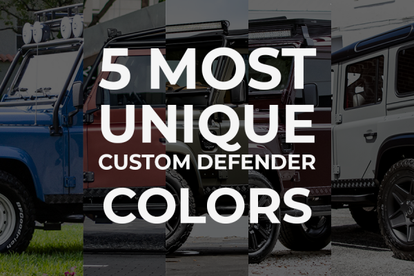 5 Most Unique Custom Defender Colors - ECD Automotive Design